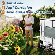 275-330 Gallon IBC Tote Tank Adapter,IBC Tote Adapter, 2.44" Fine,2 ...