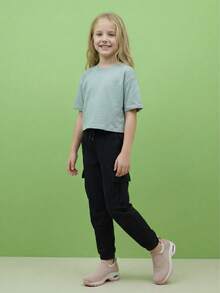 Cross-Border Children's Casual Slip-On Sneakers, Air Cushion Shock ...
