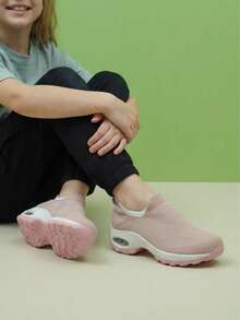Cross-Border Children's Casual Slip-On Sneakers, Air Cushion Shock ...