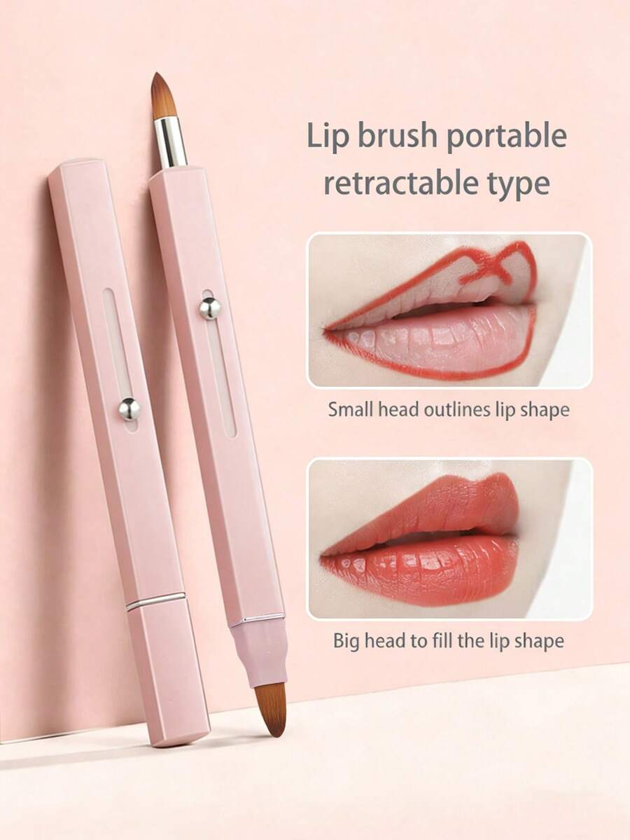 Juego de 5 en 1 de pinceles retráctiles para labios - Incluye pincel ...