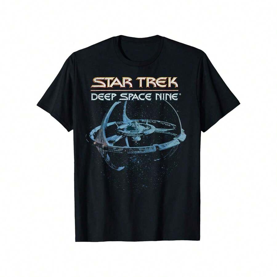 Stars Trek Deep Space Nine Space Station Logo Vintage T-Shirt | SHEIN EUR