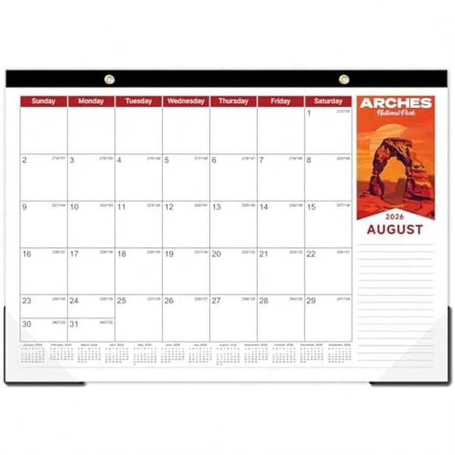 2026 Desk Calendar - Desk Calendar 2026 From Jan. 2026 - Dec. 2026, 17 ...