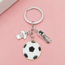 Football Fan Gift Soccer Keychain, Adult Stress Relief Fidget Key Ring ...