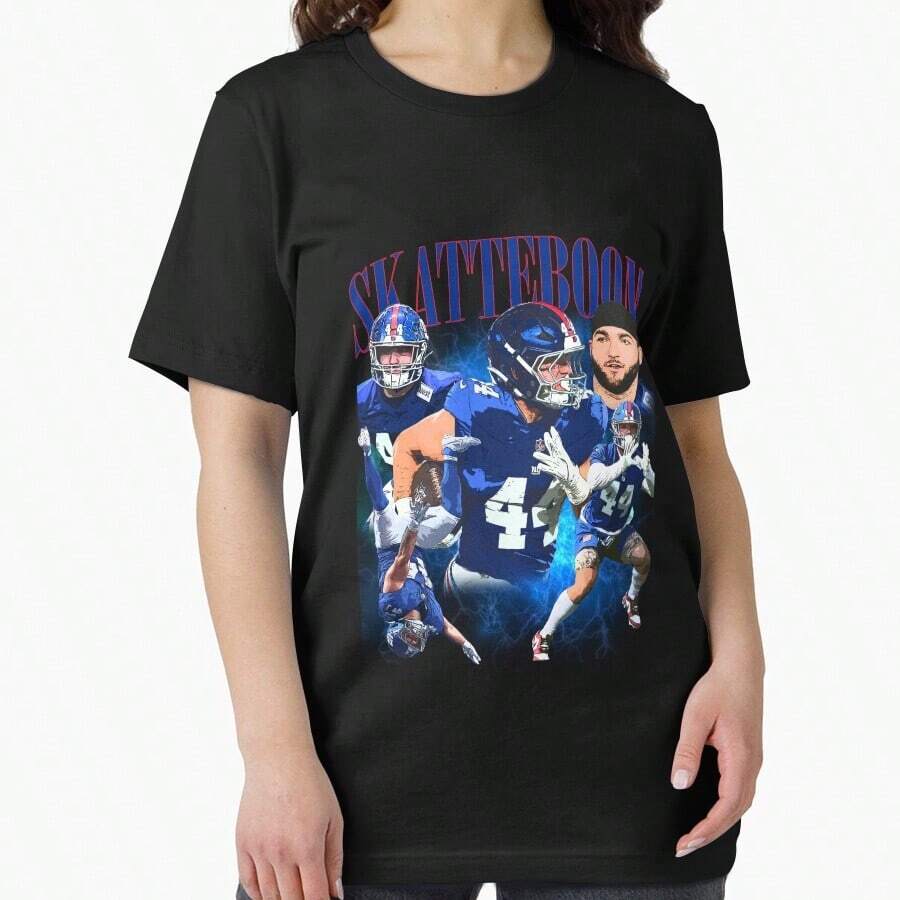 Cam Skattebo Skatteboom Ny Giants Essential T-Shirt | SHEIN UK