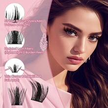 Lash Clusters With Spikes Manga Eyelash Clusters Anime 120pcs D Curl ...