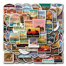Badlands National Park Sticker, Art & Craft, For Decorating Stationery ...