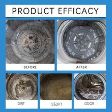 1/5/10-Pack Washing Machine Cleaning Powder, Deep Descaling Washing ...
