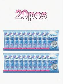 1/5/10-Pack Washing Machine Cleaning Powder, Deep Descaling Washing ...