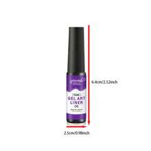 5ml Purple Swirl Gel Nail Polish With Painting Brush, Classic Color ...