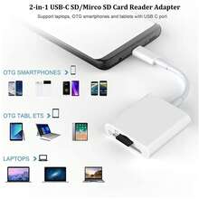 1pc Apple Device SD/TF Card Reader, Lightning OTG Camera Storage Card ...