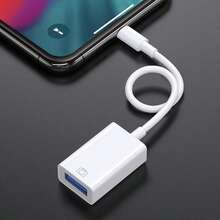 Lightning To OTG Adapter USB Camera Reader, USB Flash Drive, U Disk ...