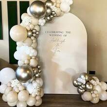 60 pièces Ballons blancs et nus de 10 pouces avec des ballons en latex ...
