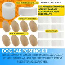 Ziyue 4 Set Doberman Ear Posting Kit For Doberman Pincher Samoyed With ...