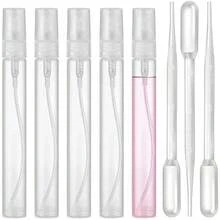 5 piezas Botellas de perfume vacías de 10ml con 3 pipetas cuentagotas ...