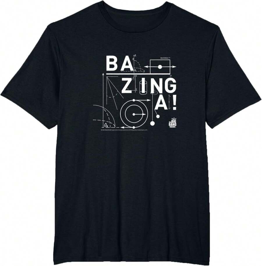 Mathematical Bazinga!TV Show T-Shirt | SHEIN UK