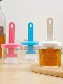 Premium Silicone Basting Brush With Oil Dispenser - Pastry Brush With ...