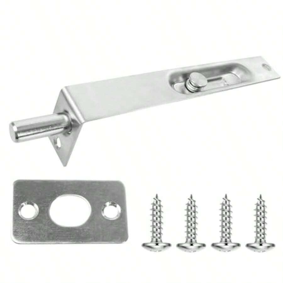 6 Inch Slide Flush Bolt Stainless Steel Door Flush Bolt Latch Concealed ...