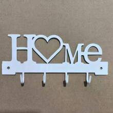 1pc Metal Art Decorative Hook, Home Decor, Key Holder, Bathroom ...