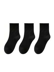 1 Pair/3 Pairs/5/10 Pairs Multi-Pack All Season Women's Mid-Calf Socks ...