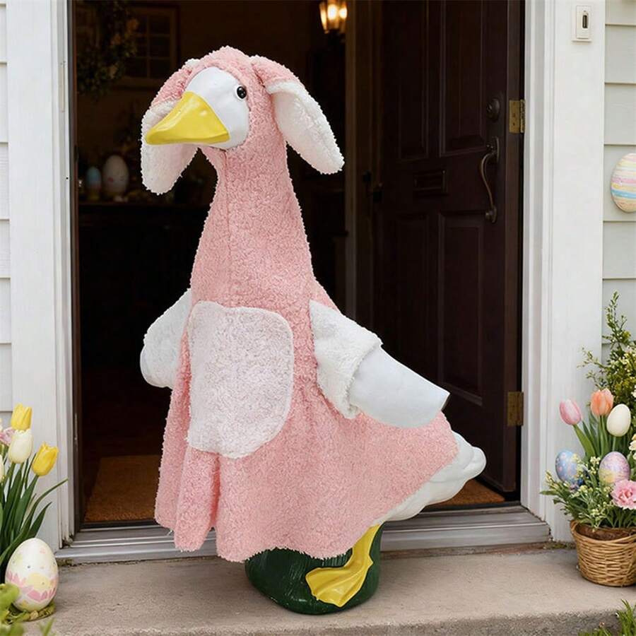 Easter Goose Outfit Porch Goose Clothes Bunny Costume For Lawn Outdoor ...