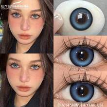 Eyeshare 1 Pair Color For Eyes Blue Lenses Gray Pupils Lens Brown Eye ...
