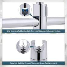 Hibbent Universal Adjustable Shower Holder With Hook - Fits 19-22mm ...