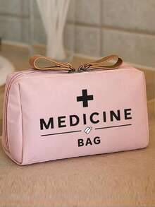 1pc Portable Medicine Bag,Large-Capacity First Aid Kit, Women's Vintage ...
