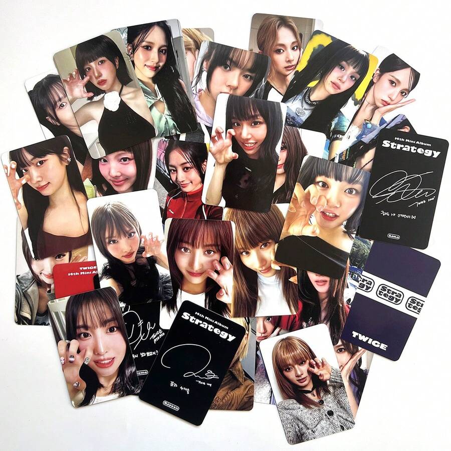 9pcs 2026 New TWICE Comeback Album "Strategy" Photocard Set, Random ...