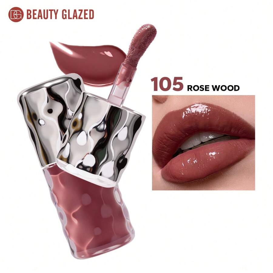 beauty glazed סרום שפתיים מזין וממלא, מכיל פפטידים וסקוואלאן, מזין ...