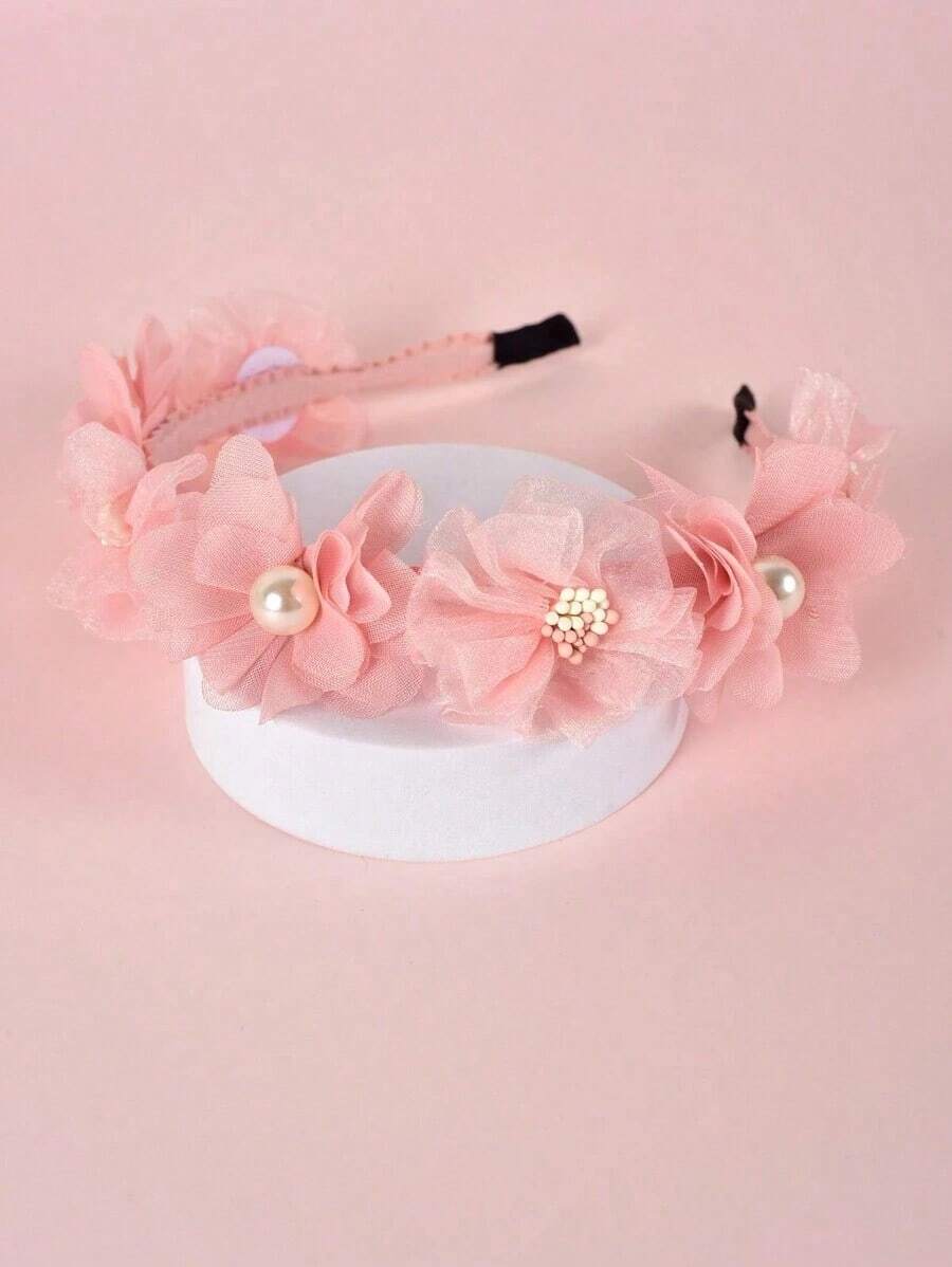 1pc Girls' New Floral Headband, Sweet & Adorable, New Year 2026 | SHEIN USA