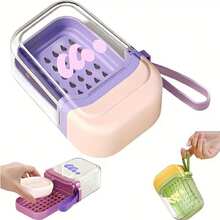 Ventilated Waterproof Bathroom Storage Box, Leak-Proof Portable Soap ...