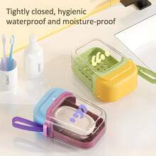Ventilated Waterproof Bathroom Storage Box, Leak-Proof Portable Soap ...