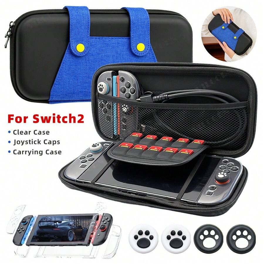 Switch 2 Pro Controller Travel Carrying Case, Switch 2 Portable ...