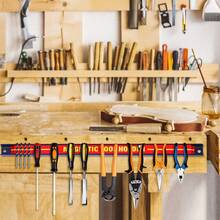 Heavy-Duty 18 Inch Magnetic Tool Holder – 6 Pack Wall Mount Storage For ...