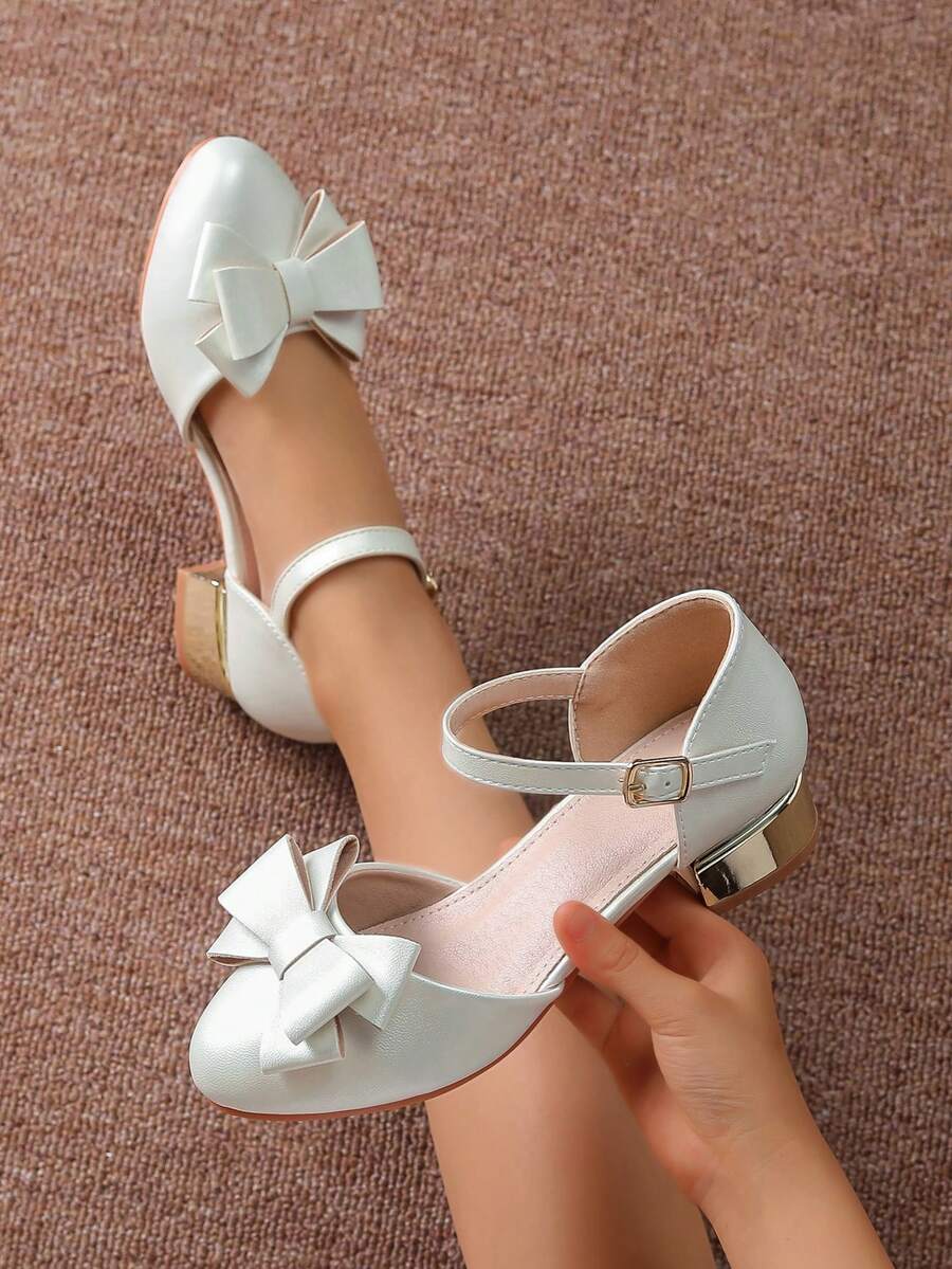 Lovely Bow Tie Girl Summer Closed Toe Sandals, Suitable For Daily Wear ...