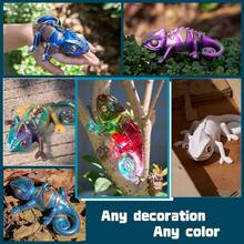 1pc Resin Lizard Mold, 3D Chameleon Animal Realistic Flexible Epoxy ...
