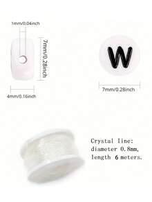 [DIY Acrylic Beads] 1400pcs DIY Acrylic Beads | Letter Bead Suitcase ...