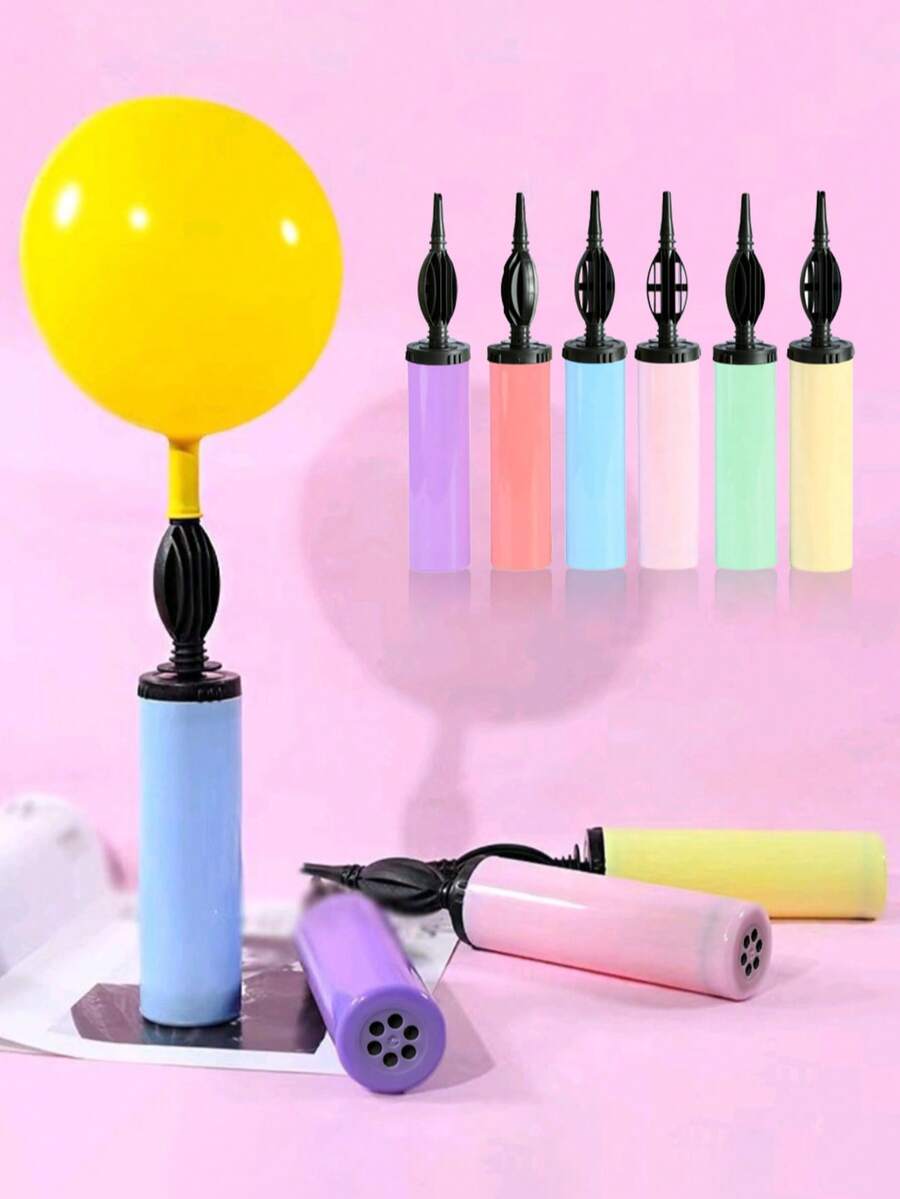 Balloon Hand Pump, Portable Macaron Color Hand Push Air Pump, Inflator ...