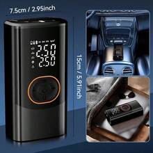 Rechargeable Portable Air Compressor Pump With Digital Pressure Gauge ...