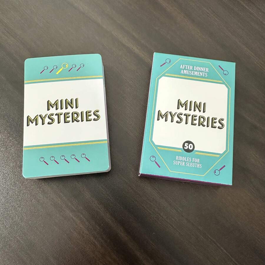 Mini Mysteries - After Dinner Amusements: 50 Riddles For Super Sleuths ...