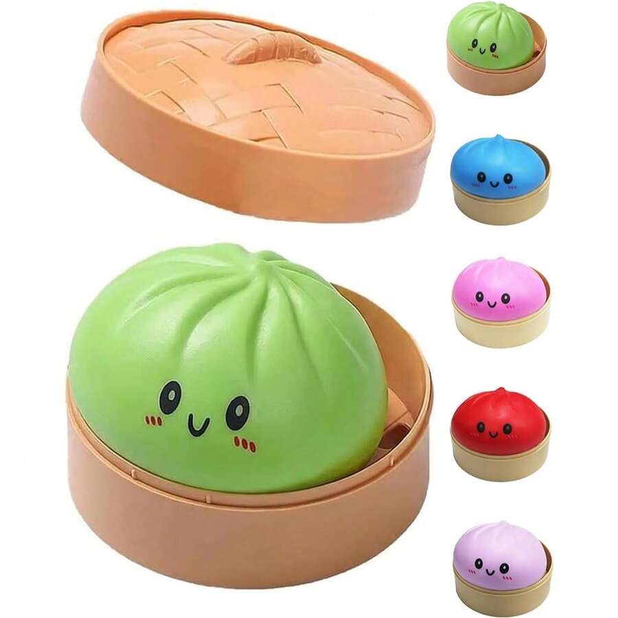 Glitter Dumpling Squishy - 2026 New Rainbow Mystery Dumpling Squishy ...