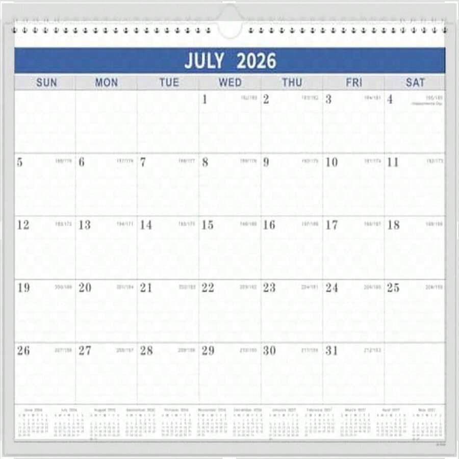 2026-2027 Calendar - 2026-2027 Wall Calendar From Jul. 2026 - Jun. 2027 ...