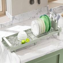 Tableware Drain Rack, Expandable Cutlery Rack For Sinks, Compact ...