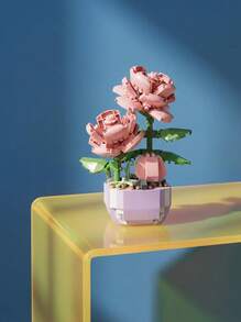 MINKOJA MINKOJA 12 Styles Mini Building Block Flower Kits, 317-473 Pcs ...