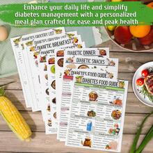 1 Set Of 13 Diabetic-Friendly Food List And Meal Plan, Diabetes Diet ...