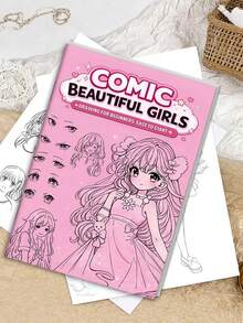 1 Pc Comic Beautiful Girls Drawing Book For Beginners - Easy To Learn ...