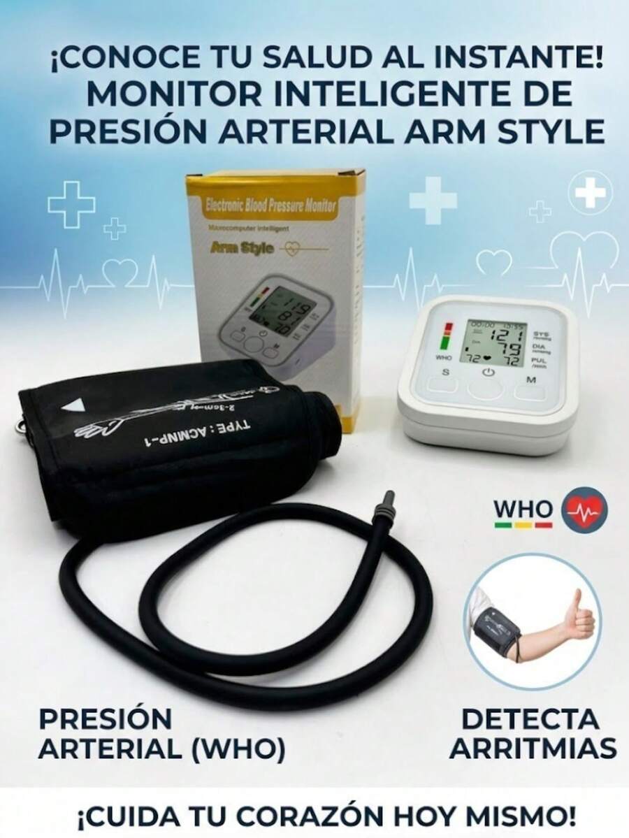 Baumanometro Digital Medidor De Presión Arterial Clínico , Monitor ...
