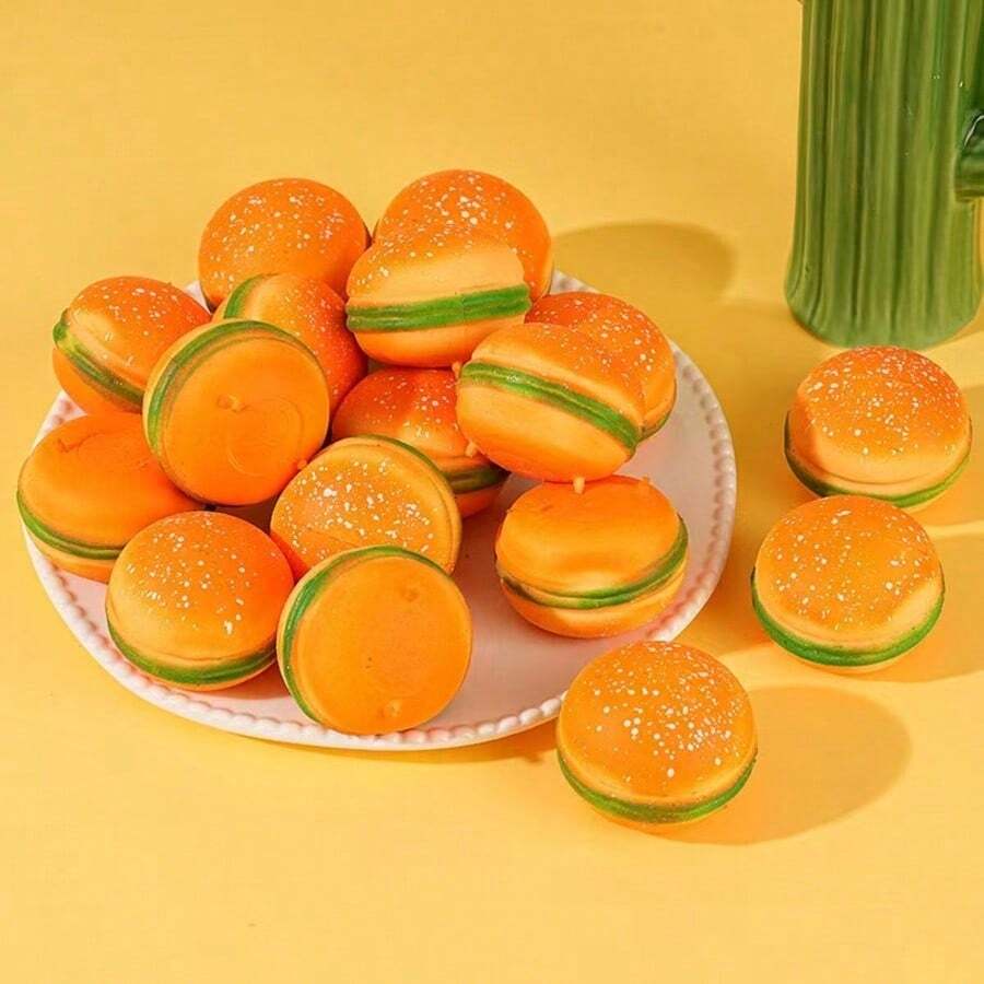 Soft Hamburger Squeeze Toy, Stress Relief Toy, Anxiety Relief Toy ...
