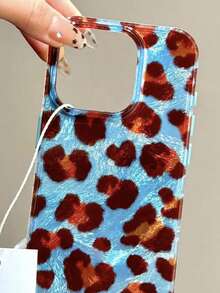 1 Peça Capa de Telefone Brilhante com Estampa de Leopardo na Moda ...