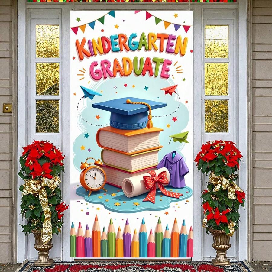 Kindergarten Graduation Door Cover 2026, Preschool Graduation Door ...
